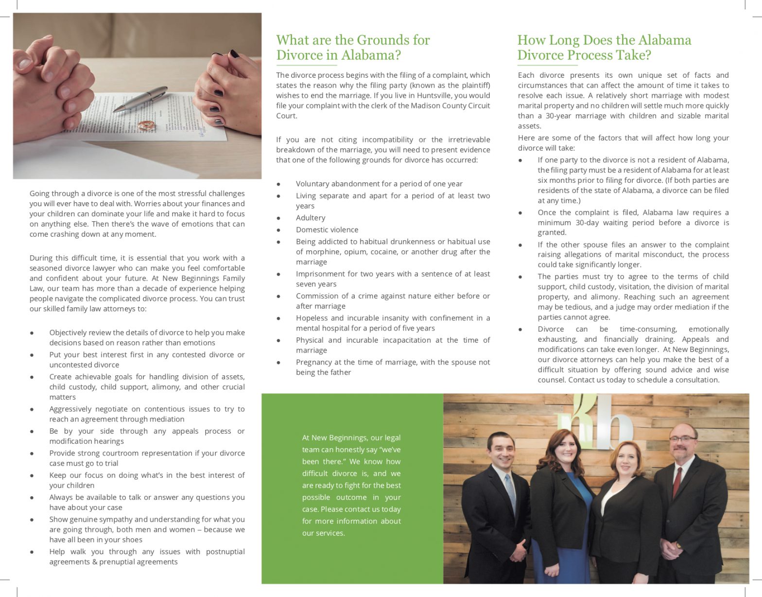 Download our Family Law Brochure Now | New Beginnings Family Law